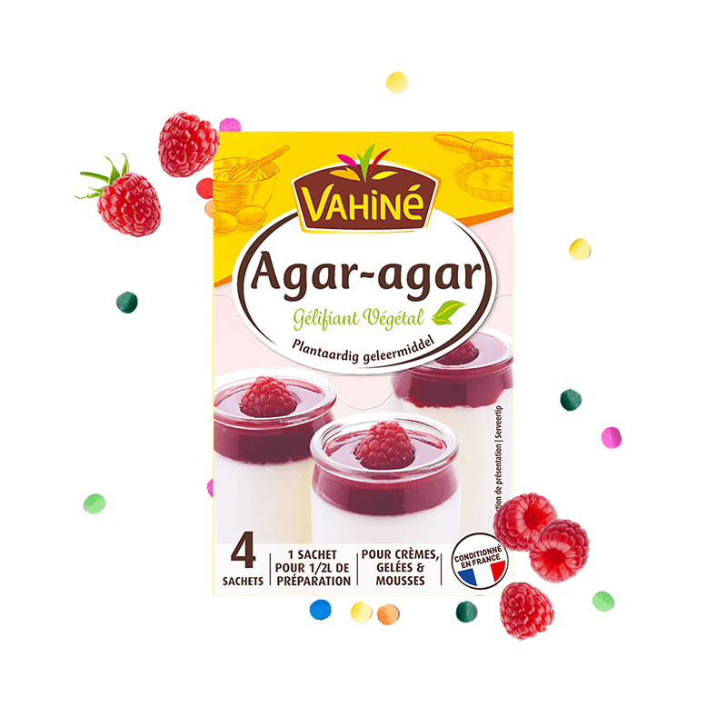 EURO MARKET | vahine agar vegetable gelling agar 8g 4 sachets of 2g 8g ...